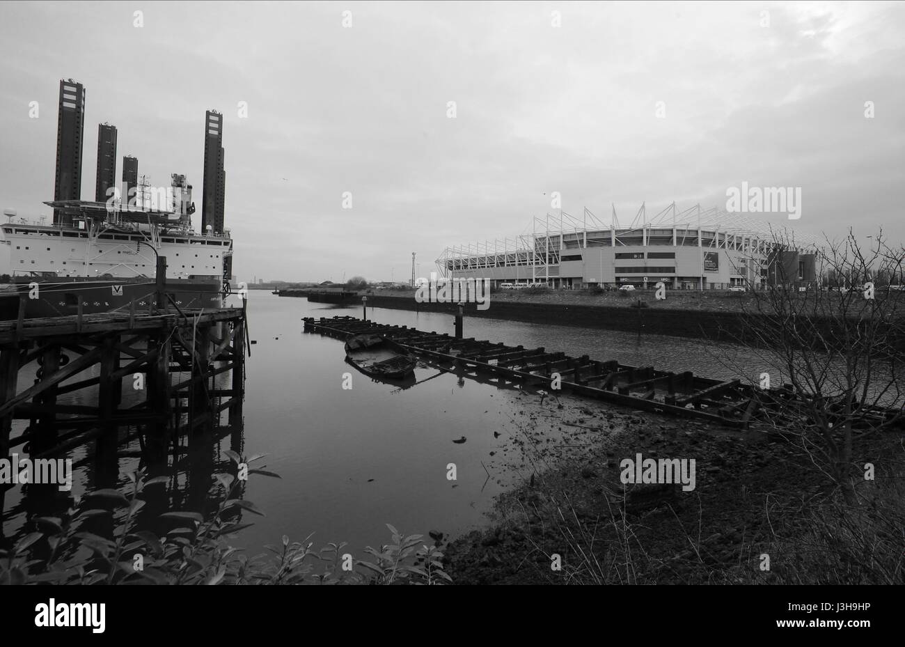 Middlesbrough Black and White Stock Photos & Images - Alamy