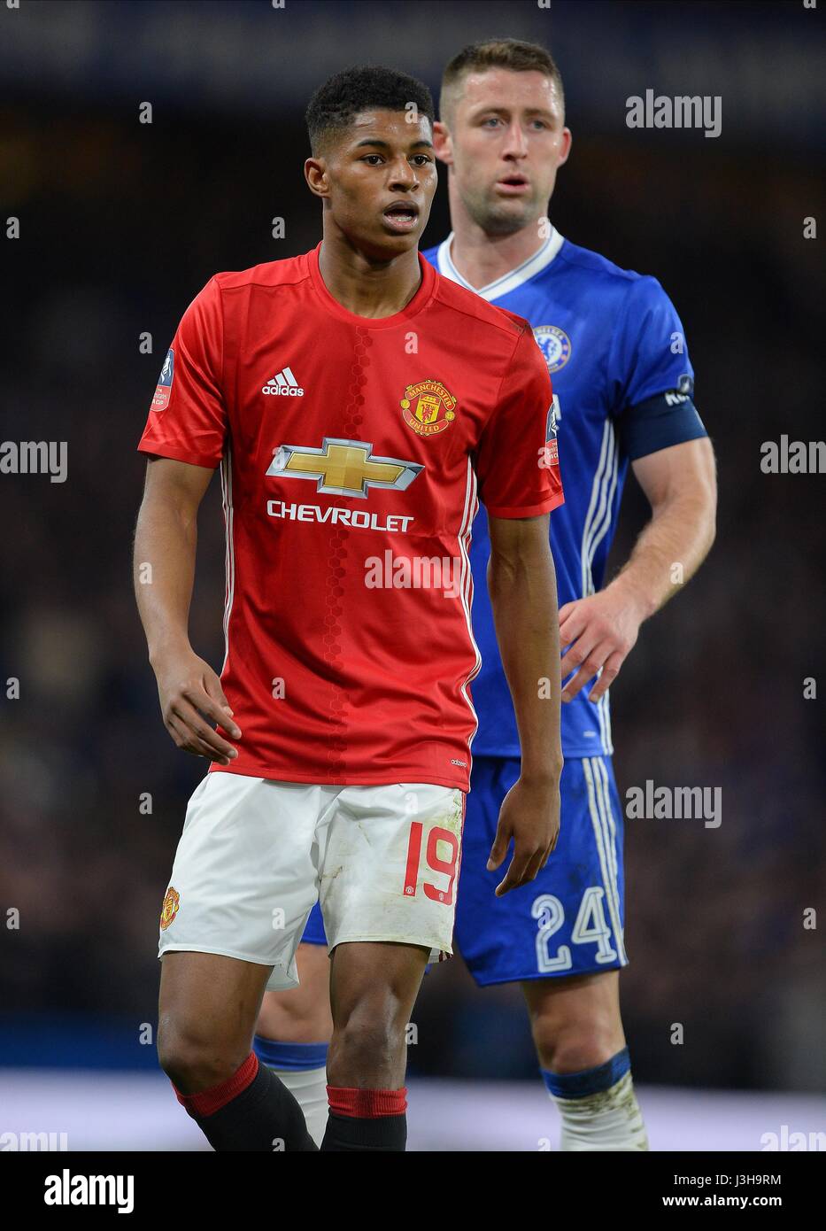 MARCUS RASHFORD OF MANCHESTER CHELSEA V MANCHESTER UNITED STAMFORD ...