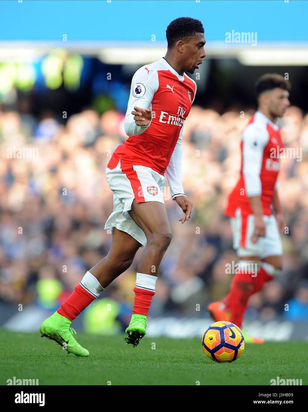 ALEX IWOBI OF ARSENAL CHELSEA V ARSENAL STAMFORD BRIDGE STADIUM LONDON ...