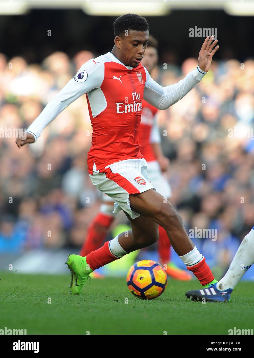 ALEX IWOBI OF ARSENAL CHELSEA V ARSENAL STAMFORD BRIDGE STADIUM LONDON ...