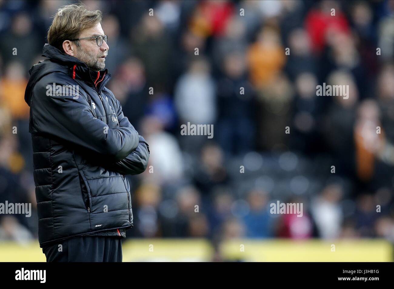 JURGEN KLOPP LIVERPOOL FC MANAGER LIVERPOOL FC MANAGER HULL ENGLAND 04 ...