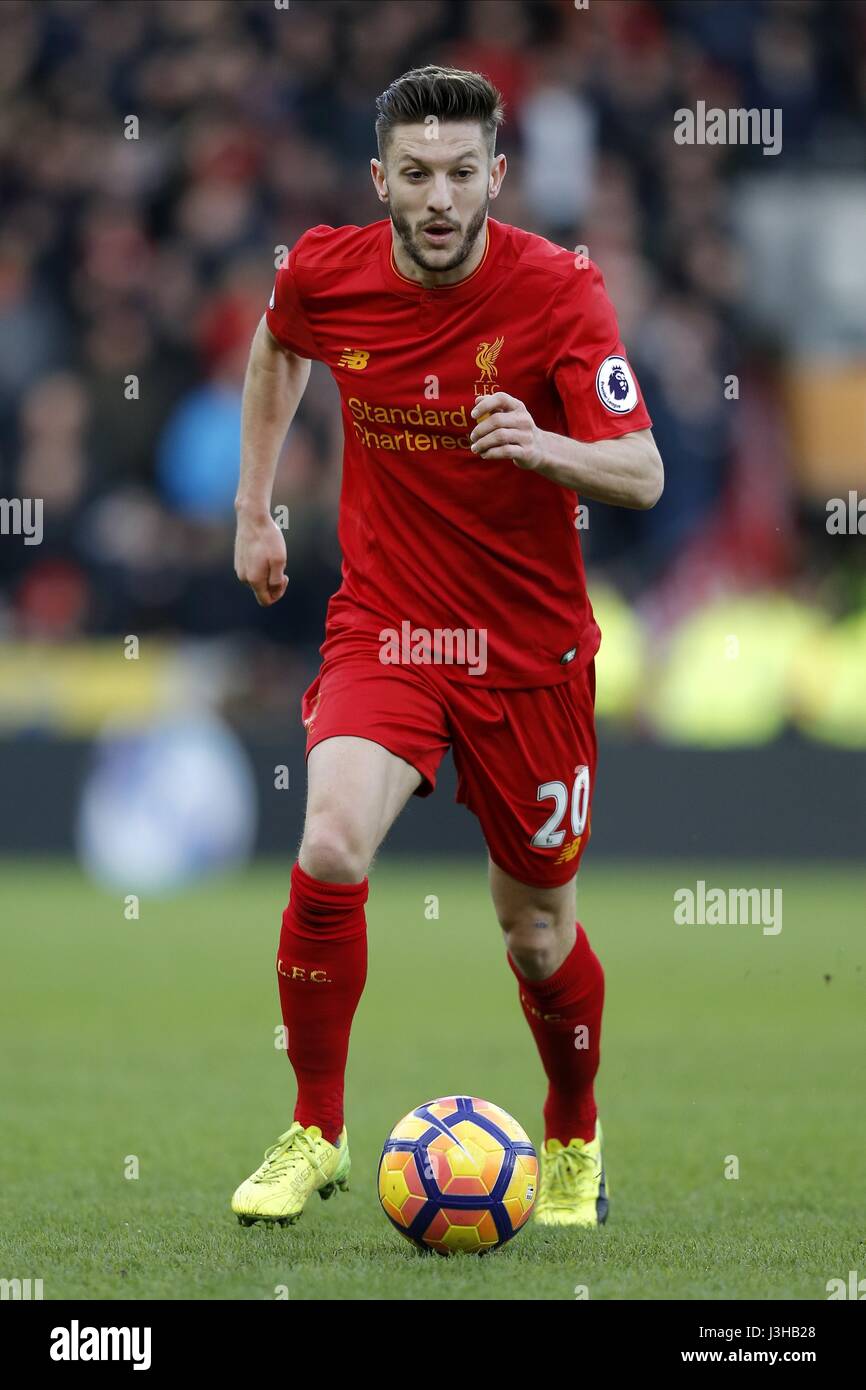ADAM LALLANA LIVERPOOL FC 2017 Stock Photo - Alamy