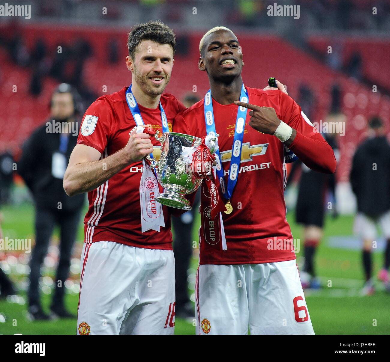 Paul pogba michael carrick hi-res stock photography and images - Alamy