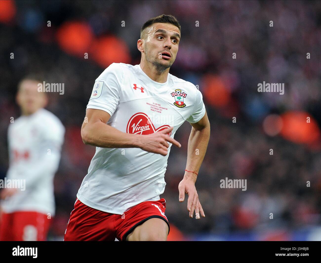 DUSAN TADIC OF SOUTHAMPTON MANCHESTER UNITED V SOUTHAMPTO WEMBLEY ...