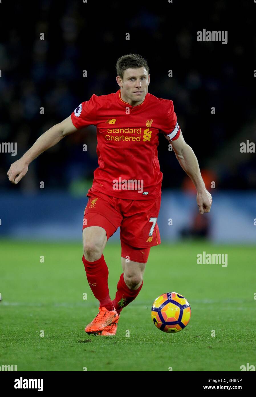 JAMES MILNER LIVERPOOL FC KING POWER STADIUM LEICESTER ENGLAND 27 ...