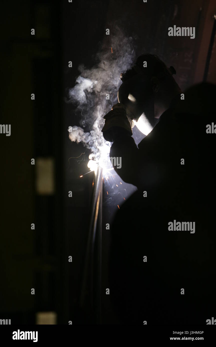Welder work on ship hi-res stock photography and images - Alamy