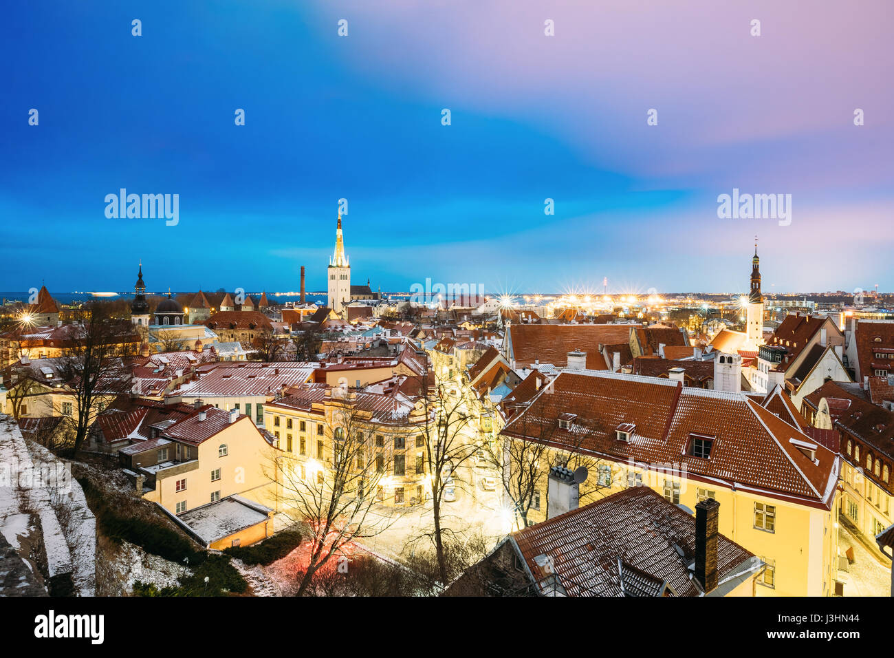 Traditional Old Ancient Architecture Cityscape In Historic District Of ...