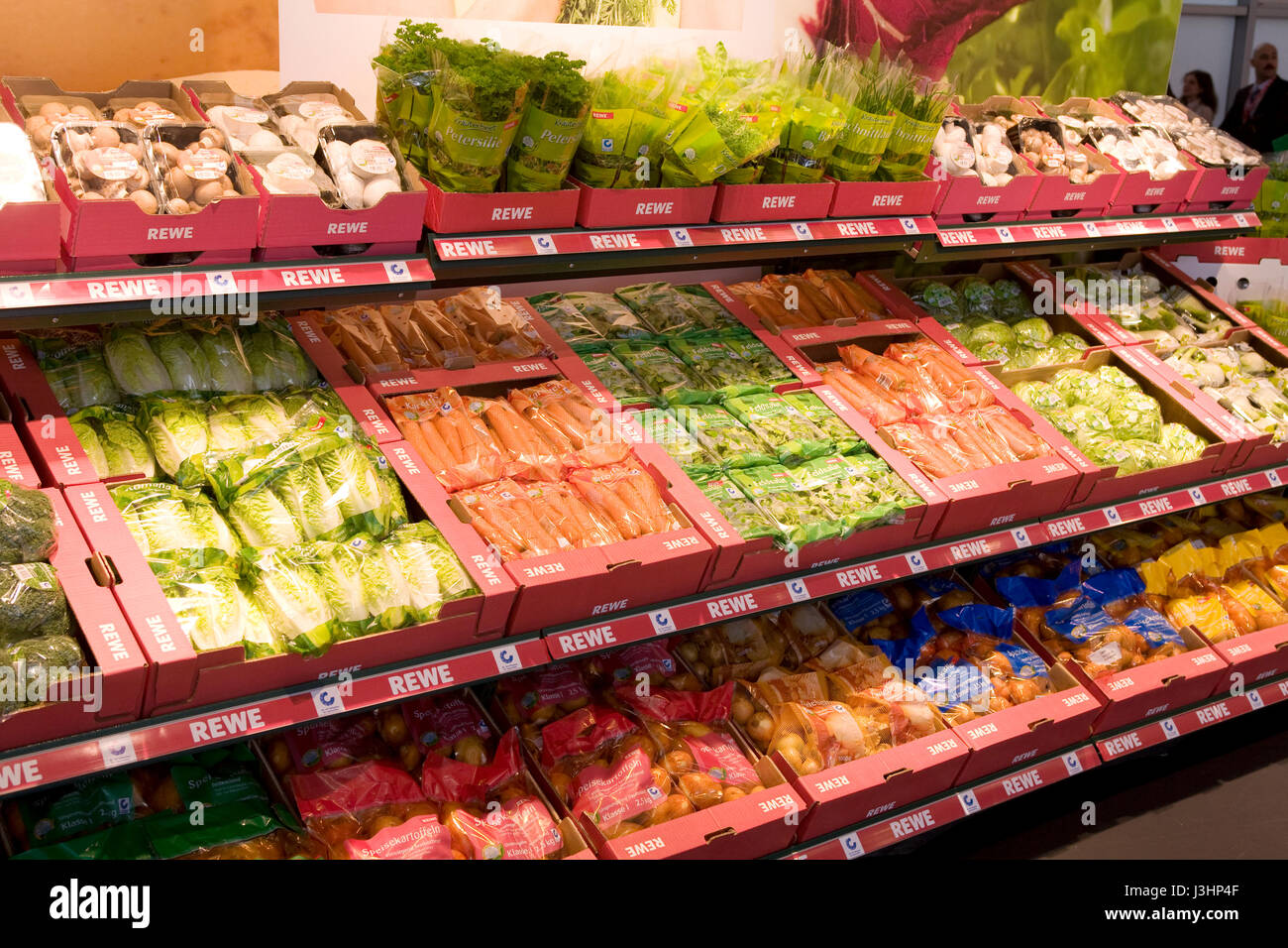 Germany, Cologne, the ANUGA trade fair at the exhibition center in the ...