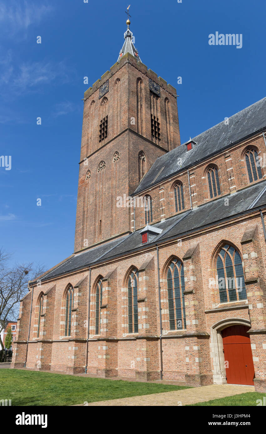 Great church in the historic city of Naarden, Holland Stock Photo - Alamy