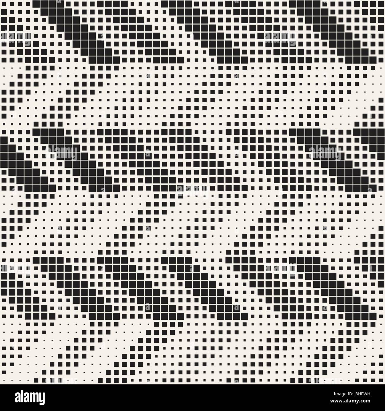 Seamless Irregular Geometric Pattern. Abstract Black and White Modern ...