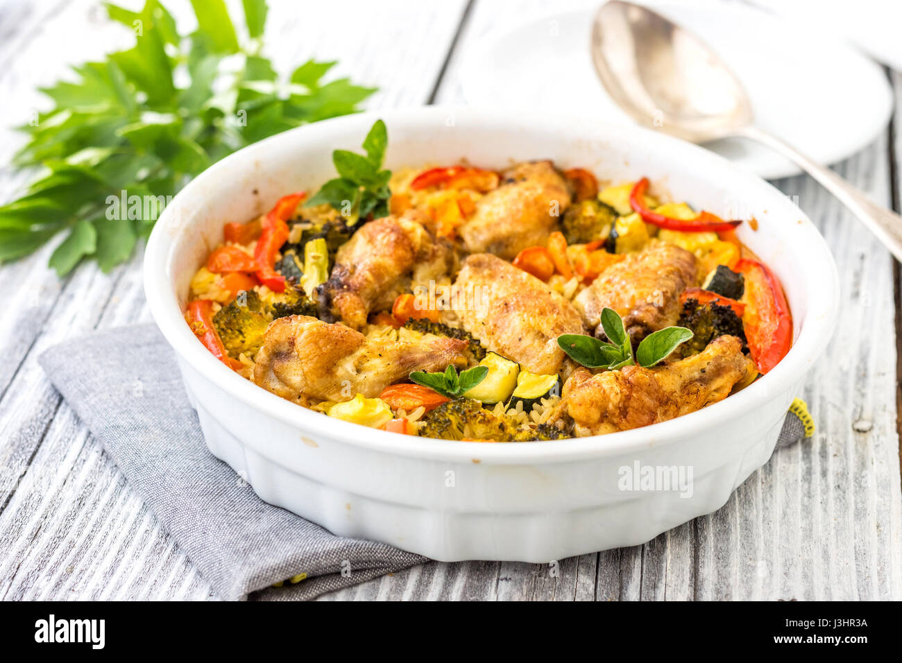 Traditional dish of rice,vegetable and meat-pilaf Stock Photo - Alamy