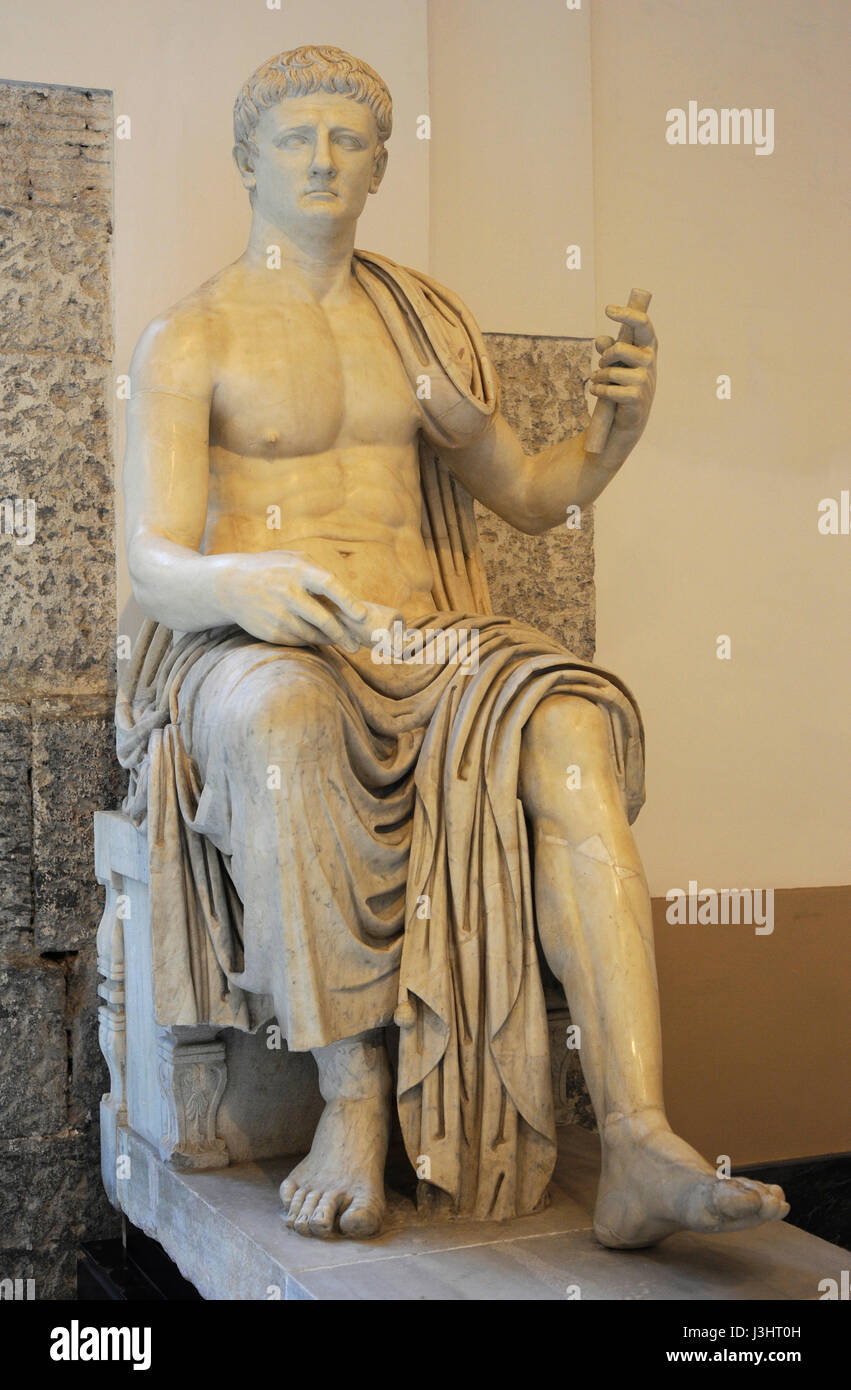 Claudius (10Bc-54 AD). Roman emperor from 41-54. Julio-Claudian dynasty ...