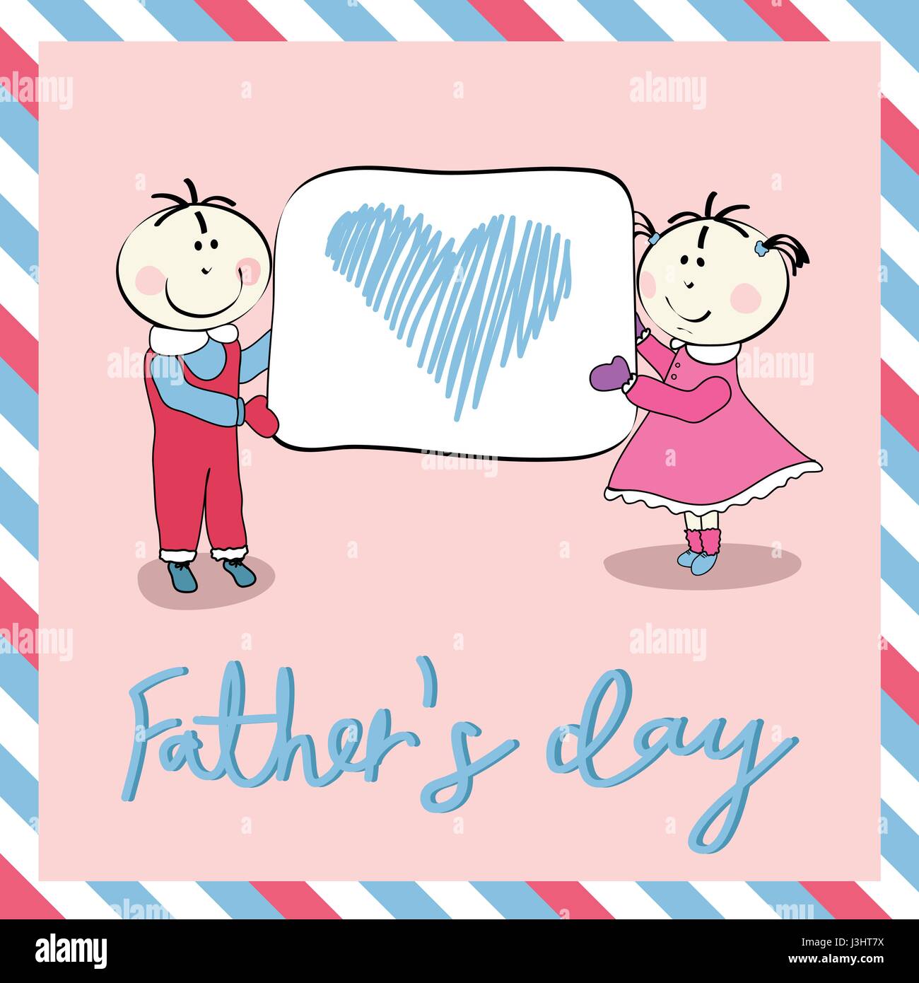 Happy family daddy son Stock Vector Images - Alamy
