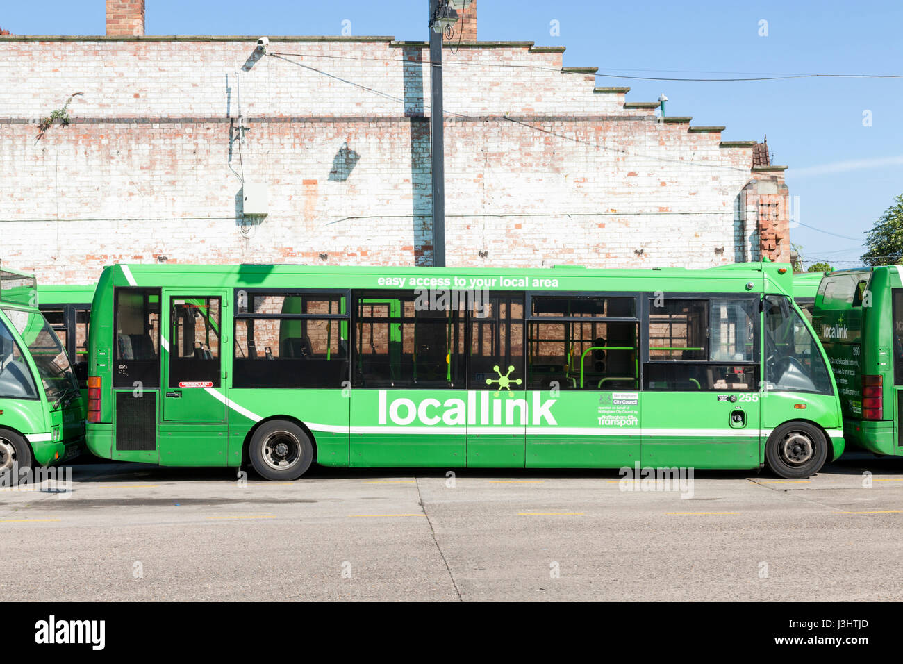 Locallink bus operated by Nottingham City Transport, Nottingham ...