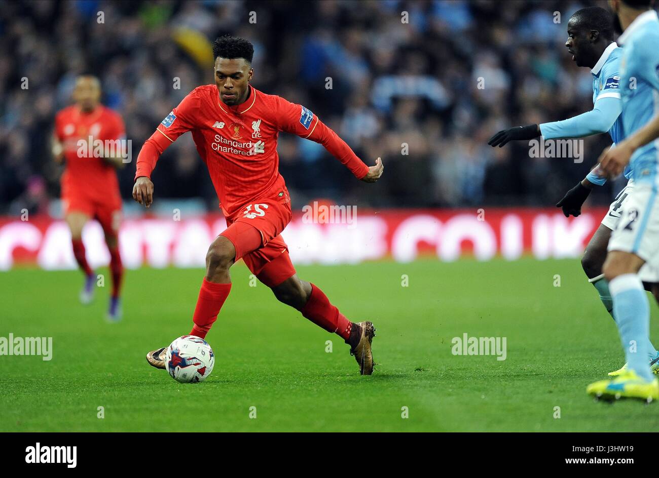 DANIEL STURRIDGE OF LIVERPOOL LIVERPOOL V MANCHESTER CITY WEMBLEY ...