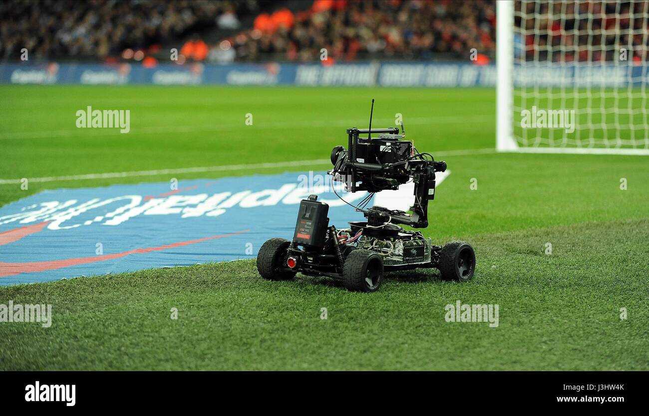 TV REMOTE CAMERA LIVERPOOL V MANCHESTER CITY WEMBLEY STADIUM LONDON ...
