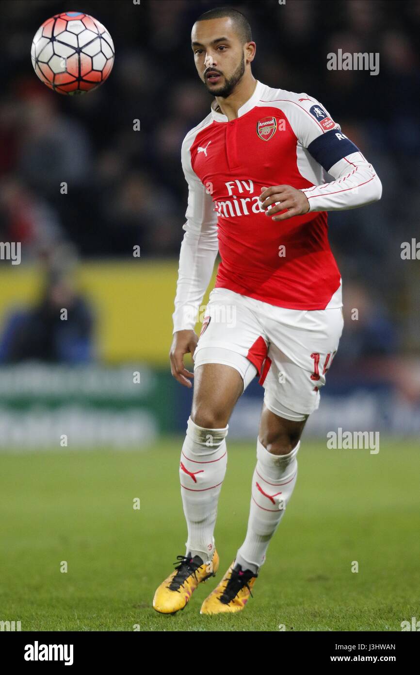 THEO WALCOTT ARSENAL FC KC STADIUM HULL ENGLAND 08 March 2016 Stock Photo - Alamy