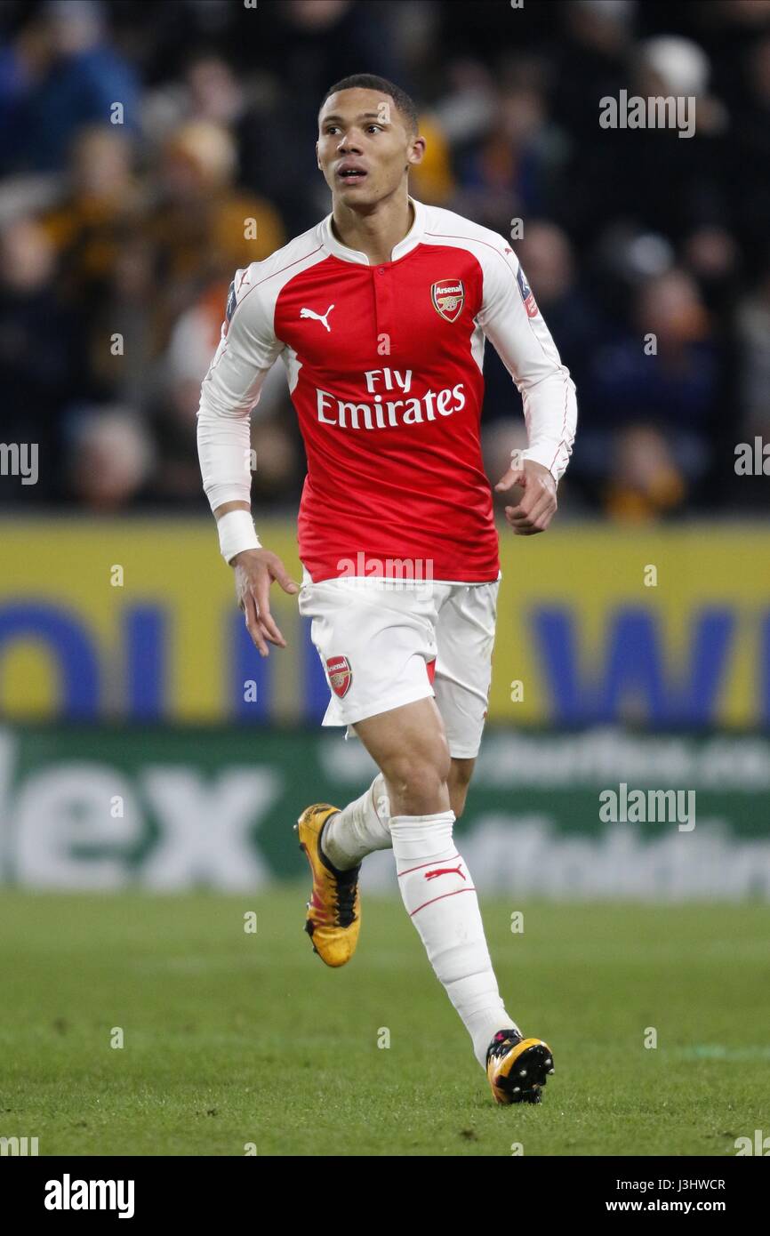 KIERAN GIBBS ARSENAL FC ARSENAL FC KC STADIUM HULL ENGLAND 08 March ...