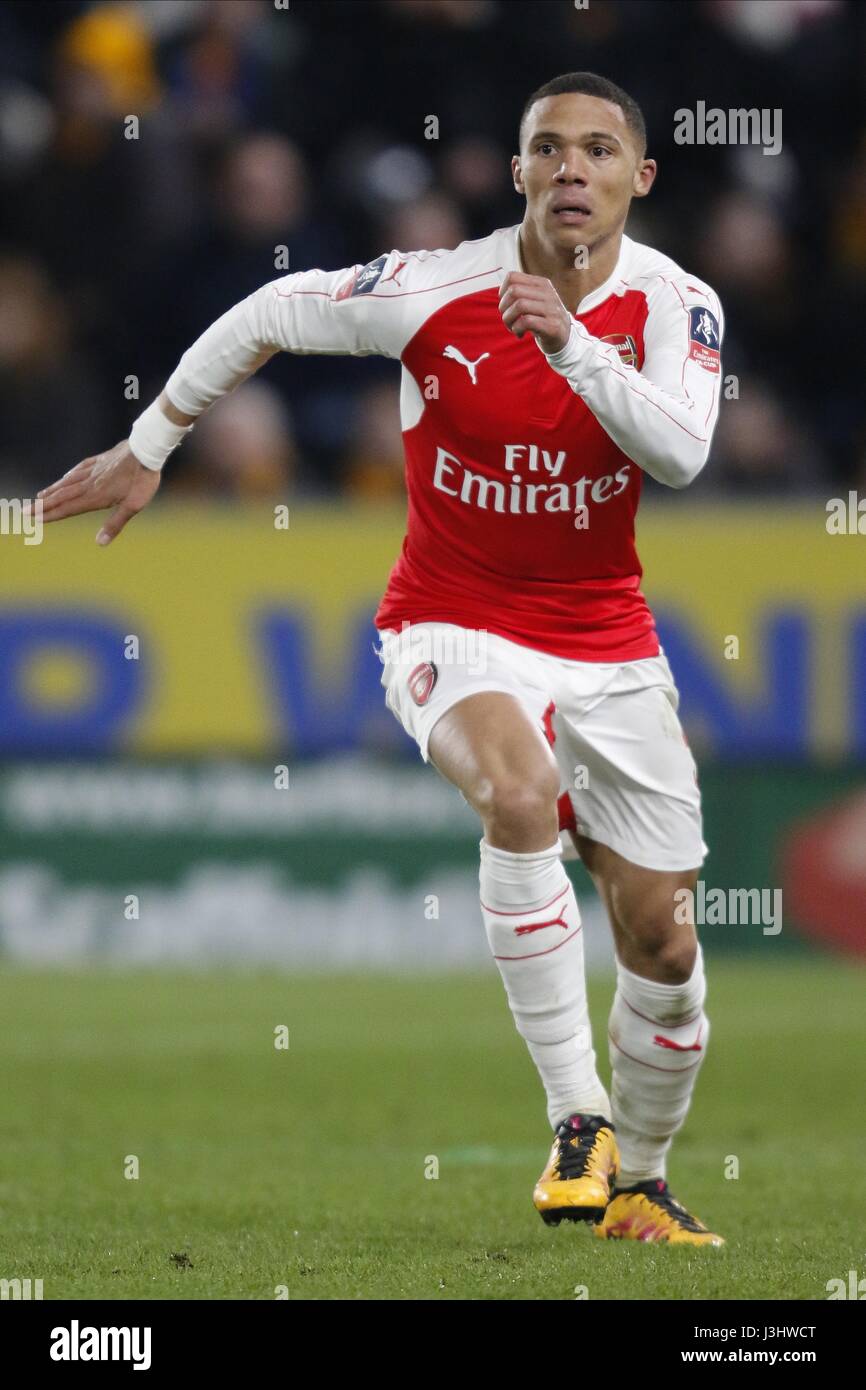 KIERAN GIBBS ARSENAL FC ARSENAL FC KC STADIUM HULL ENGLAND 08 March ...