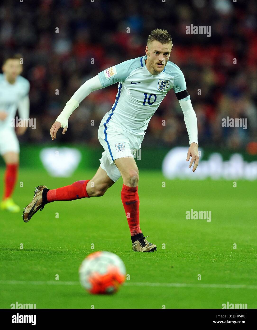JAMIE VARDY OF ENGLAND ENGLAND V HOLLAND WEMBLEY STADIUM LONDON ENGLAND ...