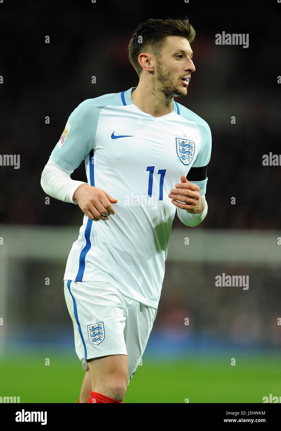 ADAM LALLANA OF ENGLAND ENGLAND V HOLLAND WEMBLEY STADIUM LONDON ...