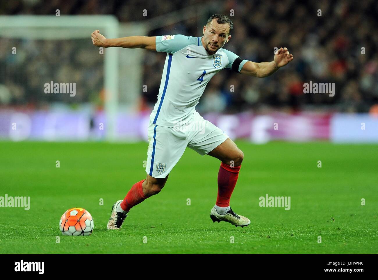 DANNY DRINKWATER OF ENGLAND ENGLAND V HOLLAND WEMBLEY STADIUM LONDON ...