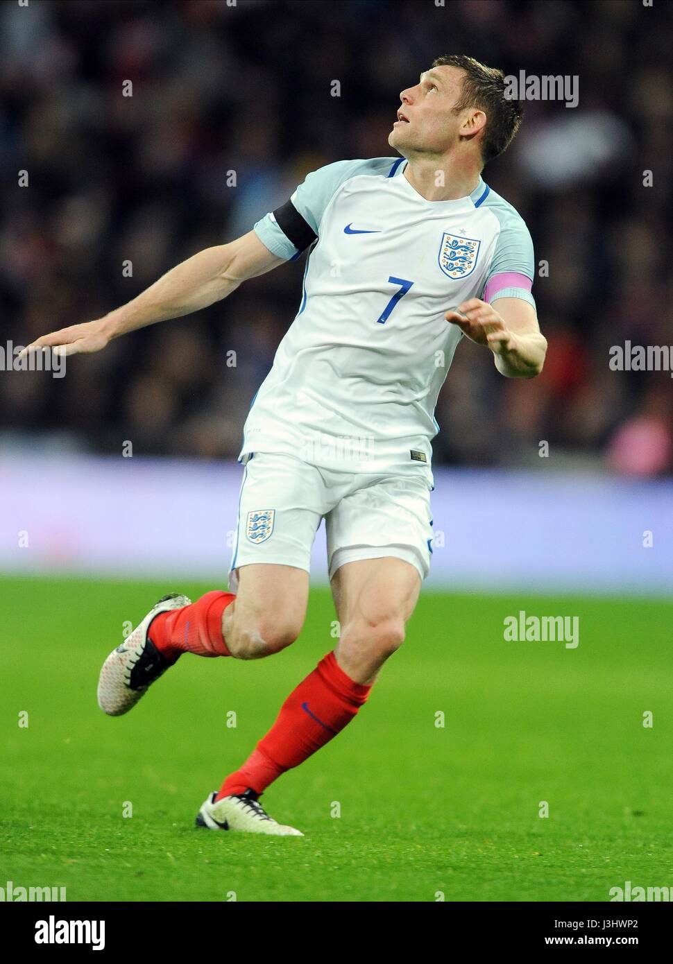 JAMES MILNER OF ENGLAND ENGLAND V HOLLAND WEMBLEY STADIUM LONDON ...