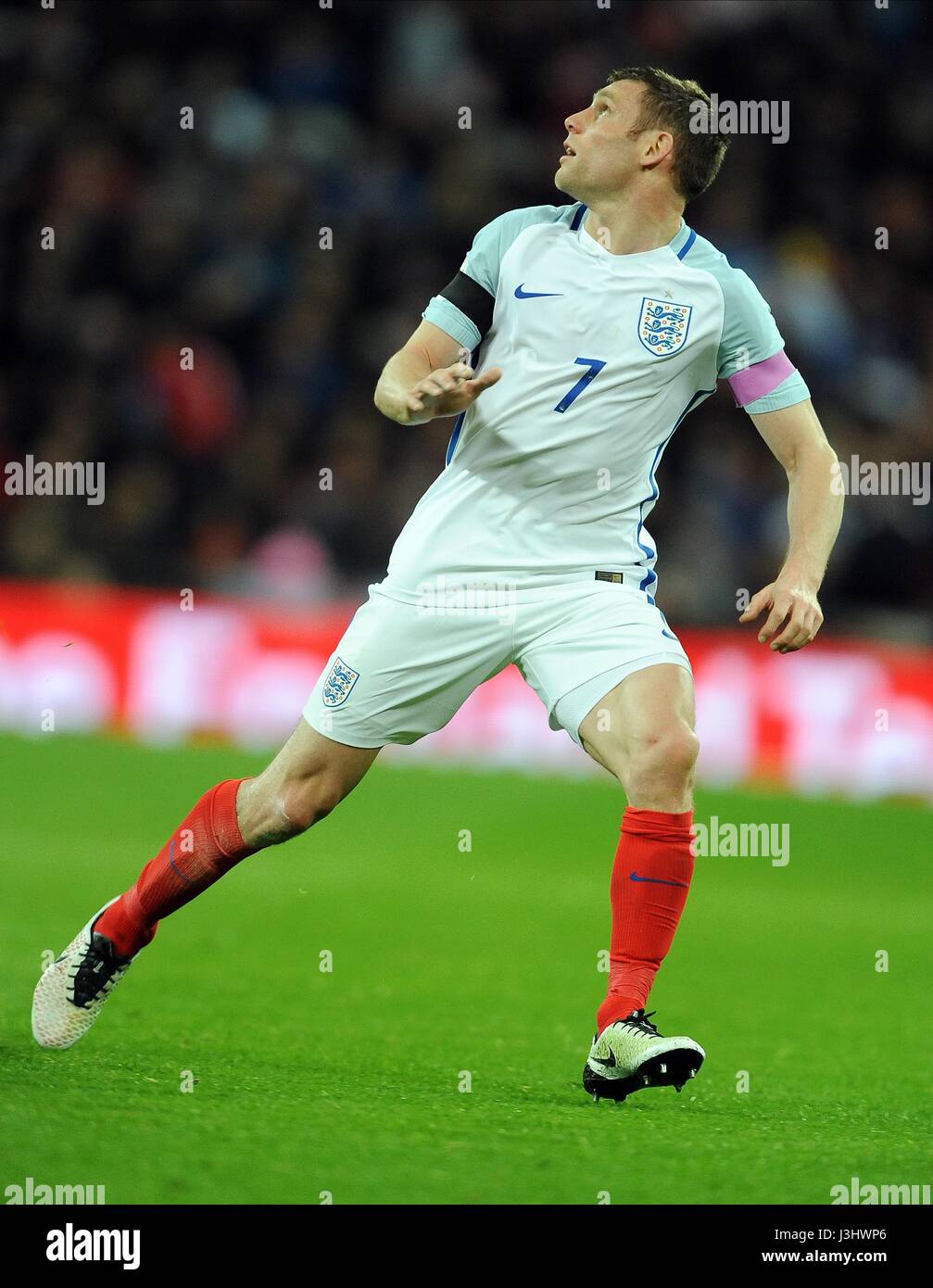 JAMES MILNER OF ENGLAND ENGLAND V HOLLAND WEMBLEY STADIUM LONDON ...