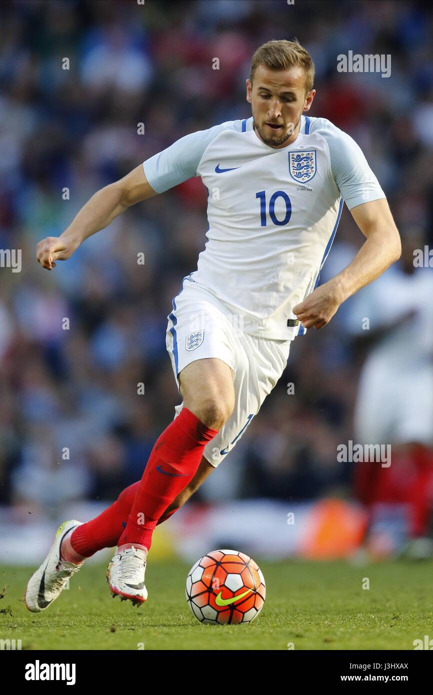 HARRY KANE ENGLAND ETIHAD STADIUM MANCHESTER ENGLAND 22 May 2016 Stock ...