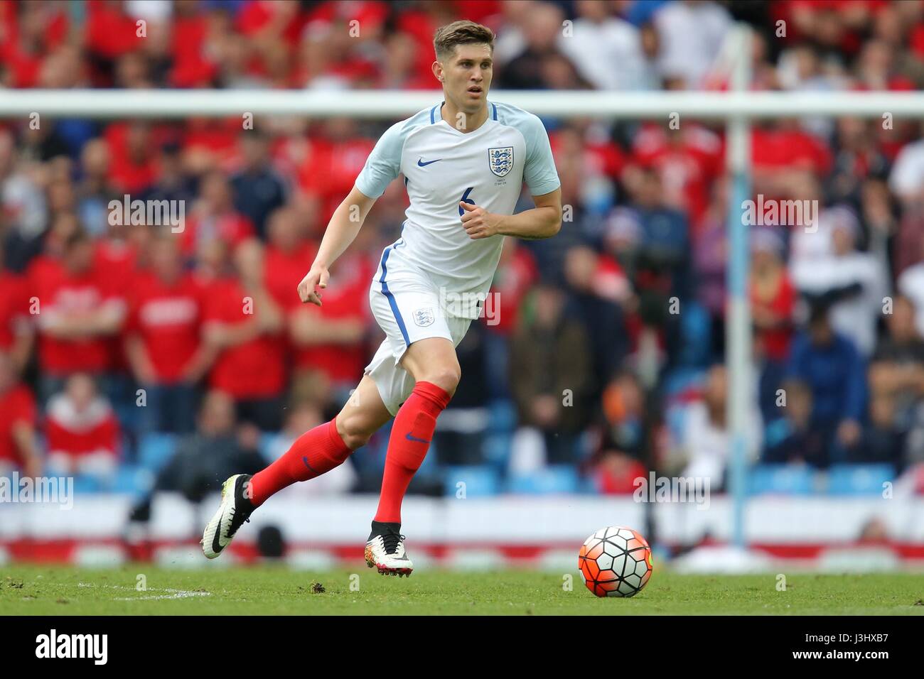 JOHN STONES ENGLAND ETIHAD STADIUM MANCHESTER ENGLAND 22 May 2016 Stock ...