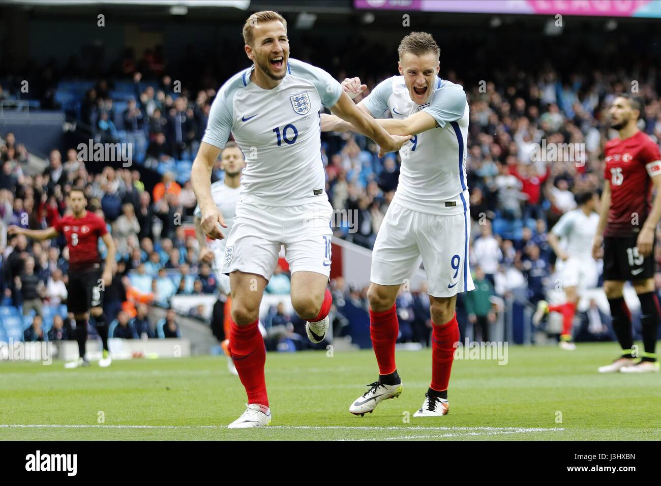 HARRY KANE JAMIE VARDY ENGLAND V TURKEY ENGLAND V TURKEY ETIHAD STADIUM ...