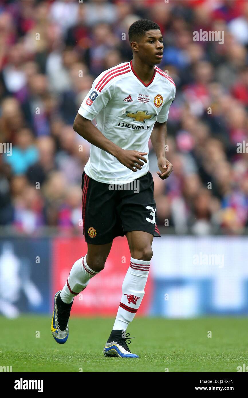 MARCUS RASHFORD MANCHESTER UNITED FC MANCHESTER UNITED FC WEMBLEY ...