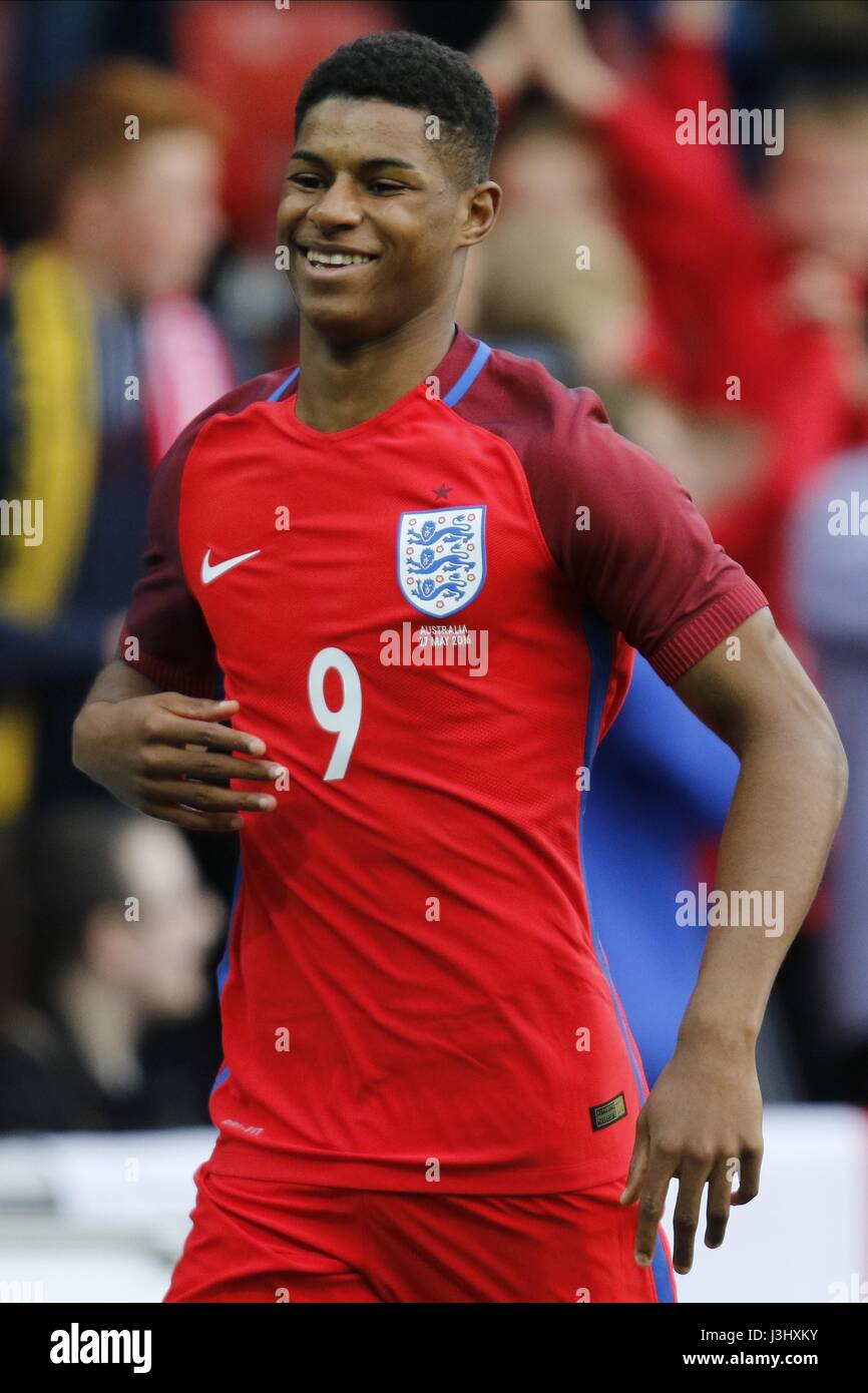 MARCUS RASHFORD ENGLAND MANCHESTER UNITED FC ENGLAND & MANCHESTER ...