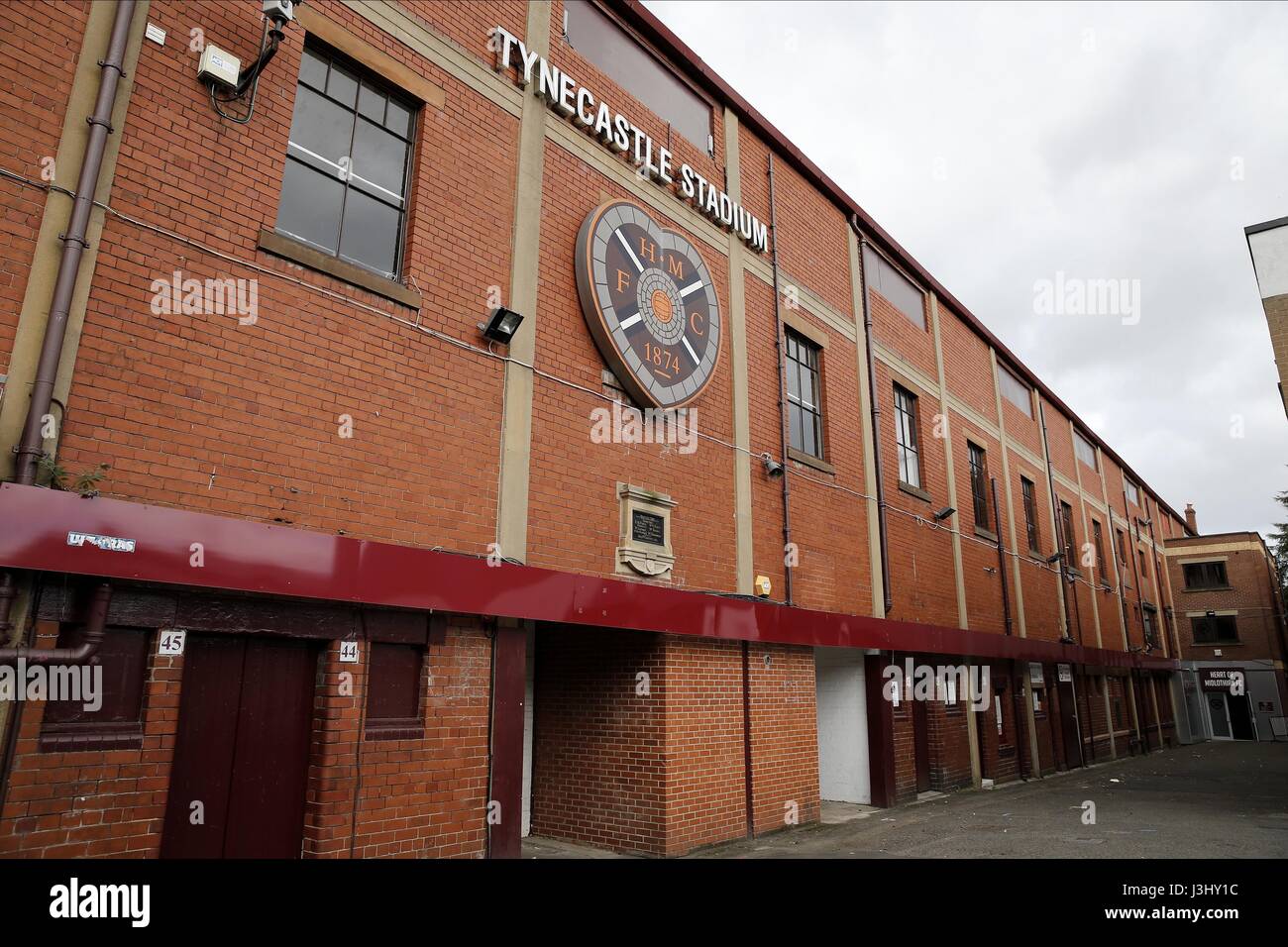 TYNECASTLE STADIUM HEARTS OF MIDLOTHIAN FC TYNECASTLE STADIUM EDINBURGH ...