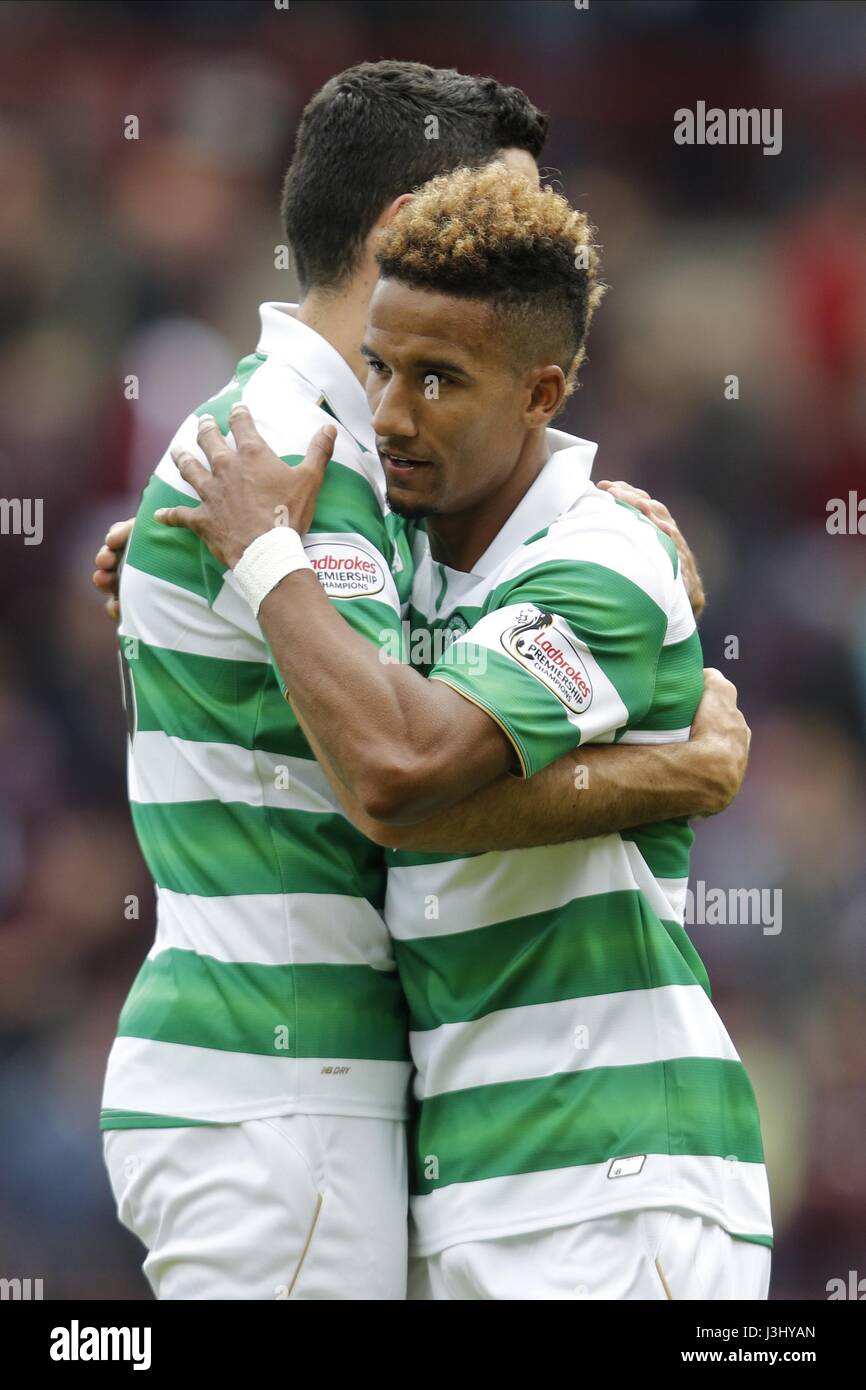TOM ROGIC SCOTT SINCLAIR GLASGOW CELTIC FC GLASGOW CELTIC FC TYNECASTLE ...