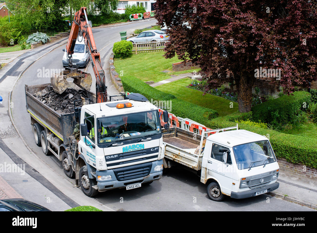 Resurfacing Road High Resolution Stock Photography and Images - Alamy
