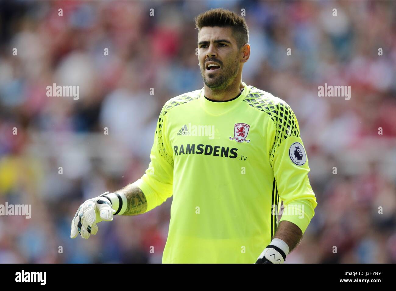 VICTOR VALDES MIDDLESBROUGH FC MIDDLESBROUGH FC RIVERSIDE STADIUM ...