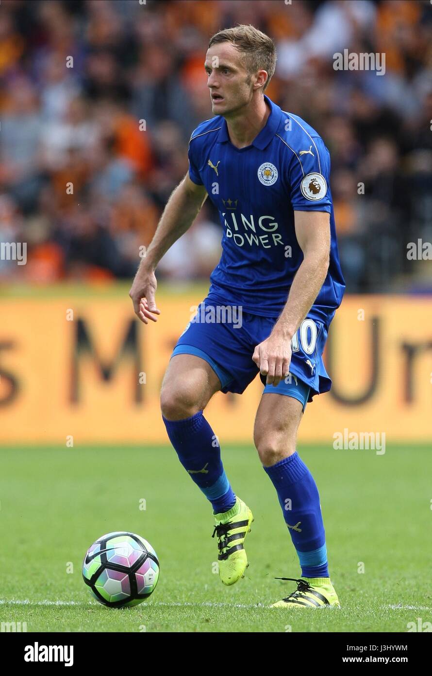 ANDY KING LEICESTER CITY FC LEICESTER CITY FC KC STADIUM HULL ENGLAND ...