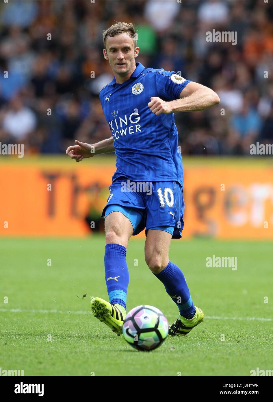 ANDY KING LEICESTER CITY FC LEICESTER CITY FC KC STADIUM HULL ENGLAND ...