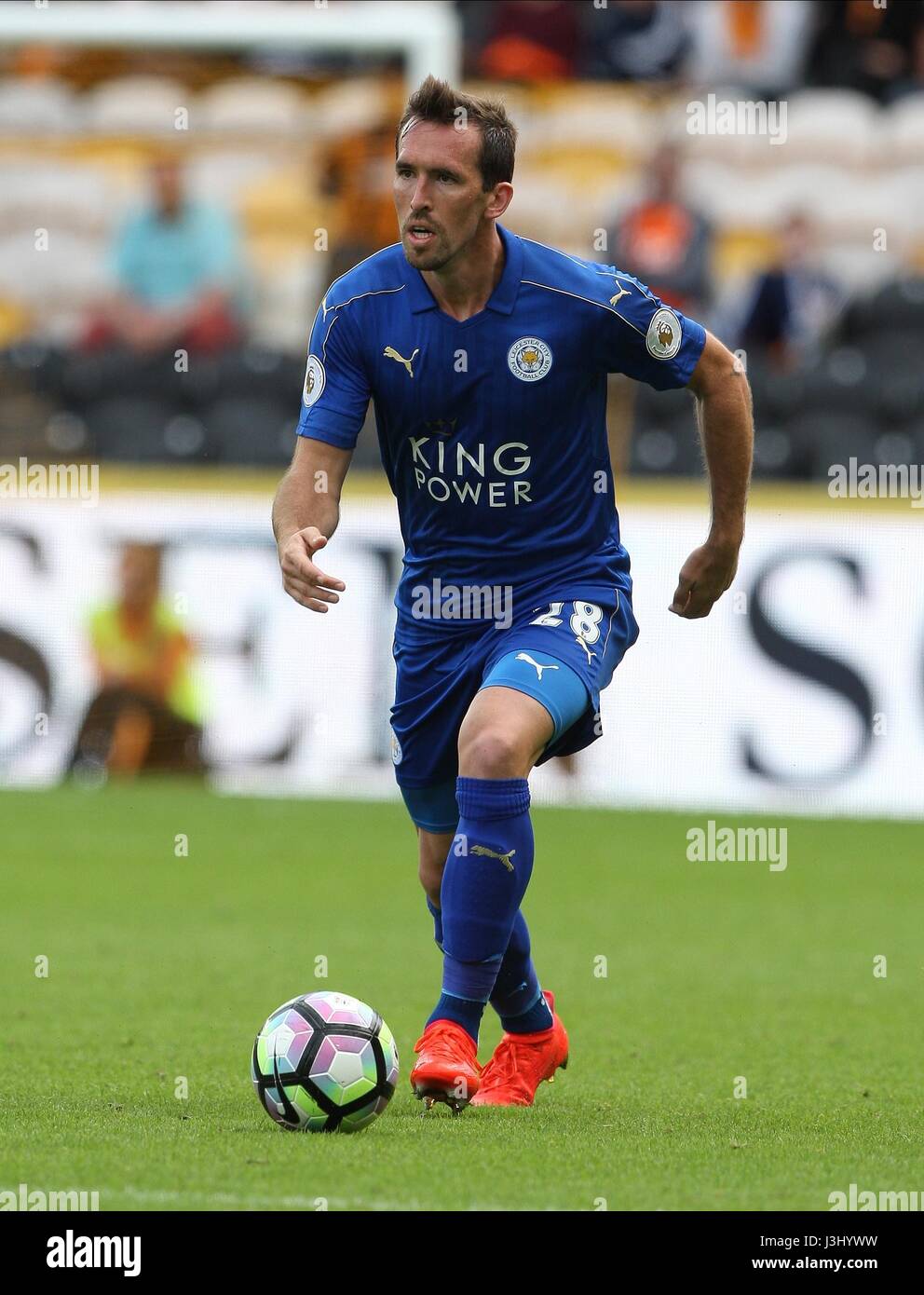 CHRISTIAN FUCHS LEICESTER CITY FC LEICESTER CITY FC KC STADIUM HULL ...