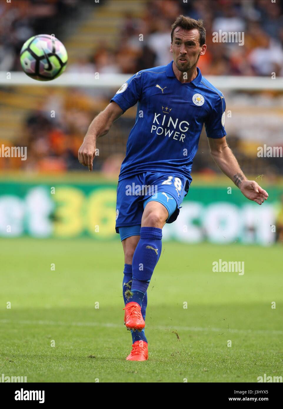 CHRISTIAN FUCHS LEICESTER CITY FC LEICESTER CITY FC KC STADIUM HULL ...