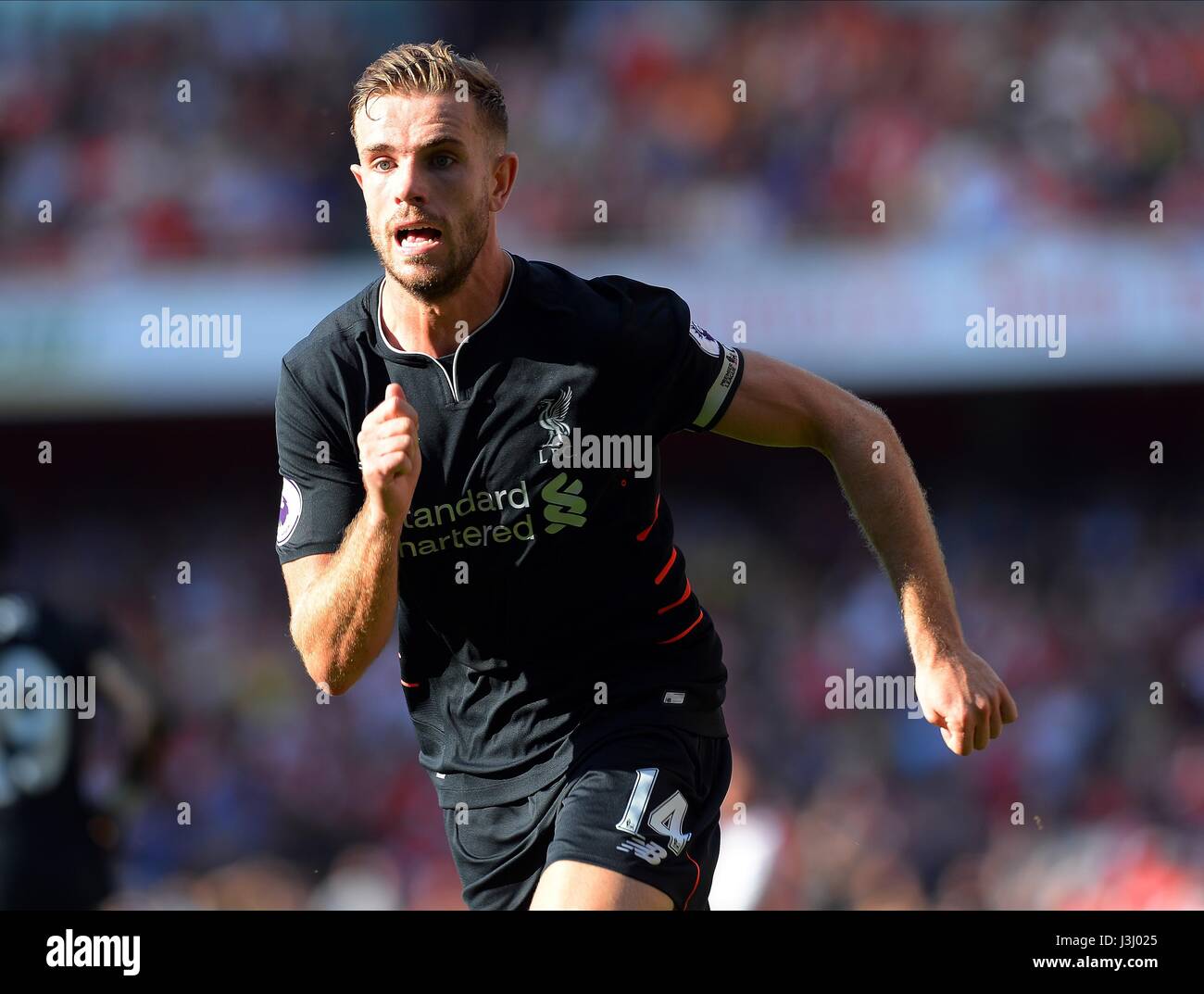 JORDAN HENDERSON OF LIVERPOOL ARSENAL V LIVERPOOL EMIRATES STADIUM ...