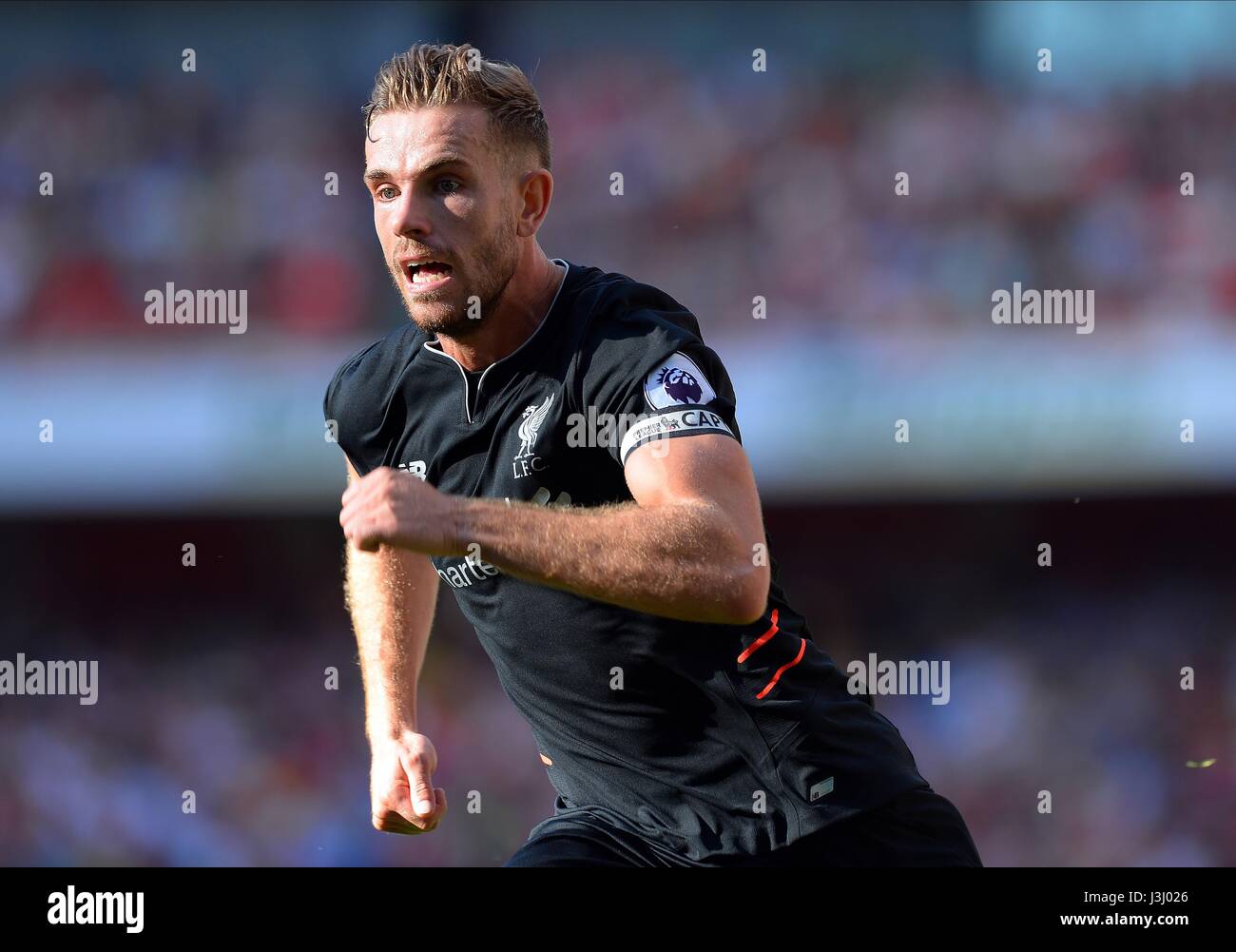 JORDAN HENDERSON OF LIVERPOOL ARSENAL V LIVERPOOL EMIRATES STADIUM ...