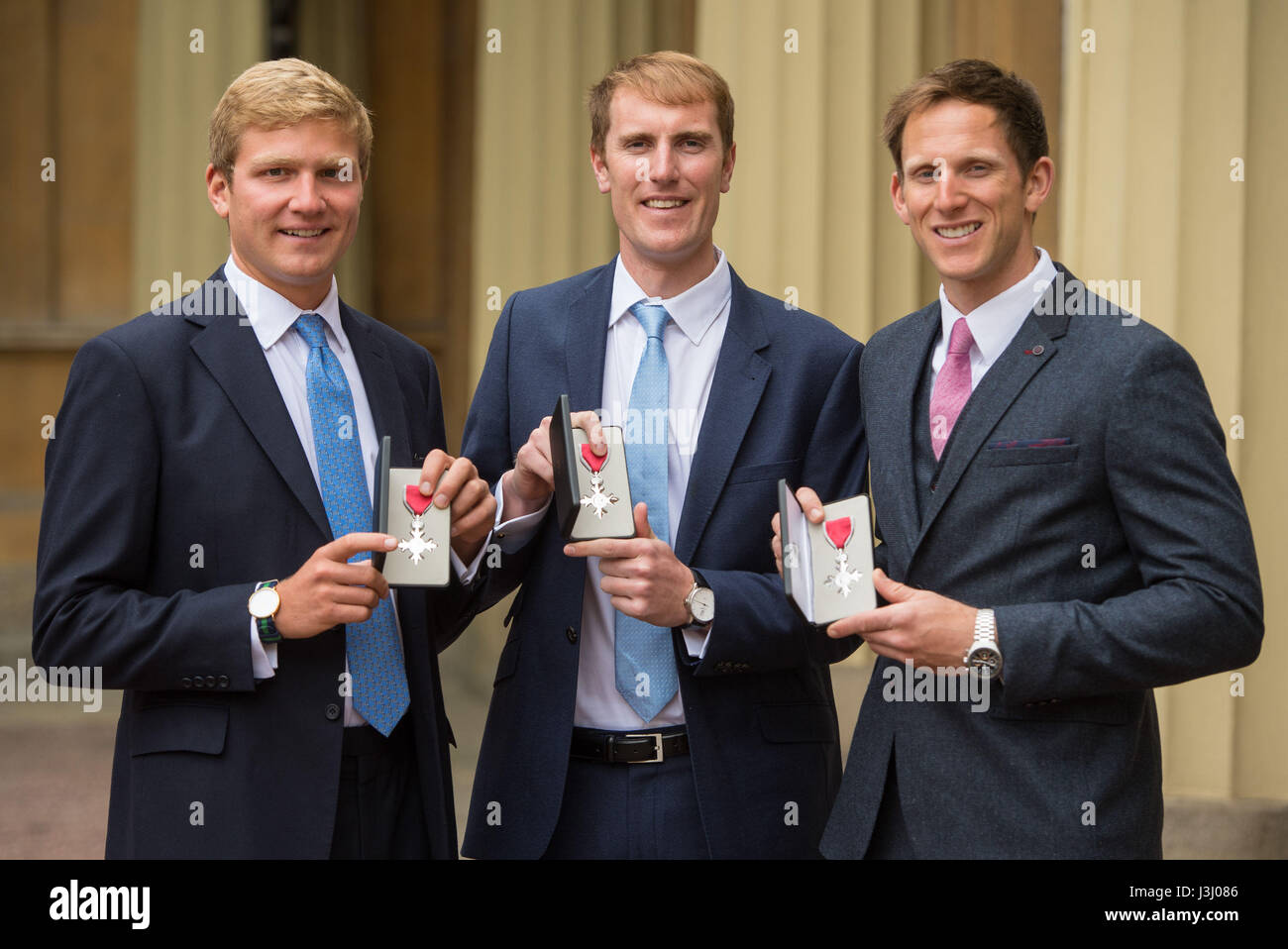 Rowers (left to right) Constantine Louloudis, George Nash and Matt ...