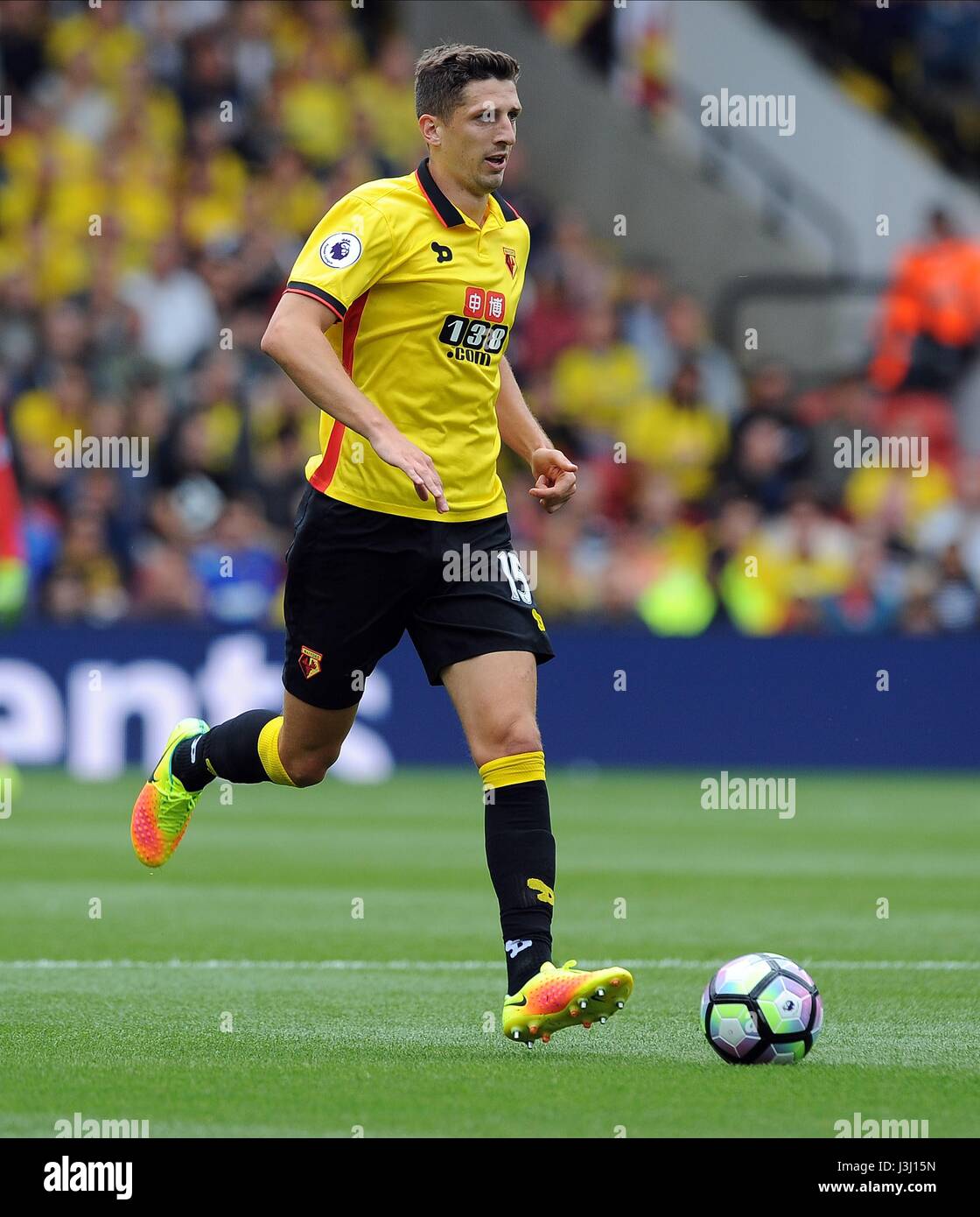 CRAIG CATHCART OF WATFORD WATFORD V CHELSEA VICARAGE ROAD STADIUM ...