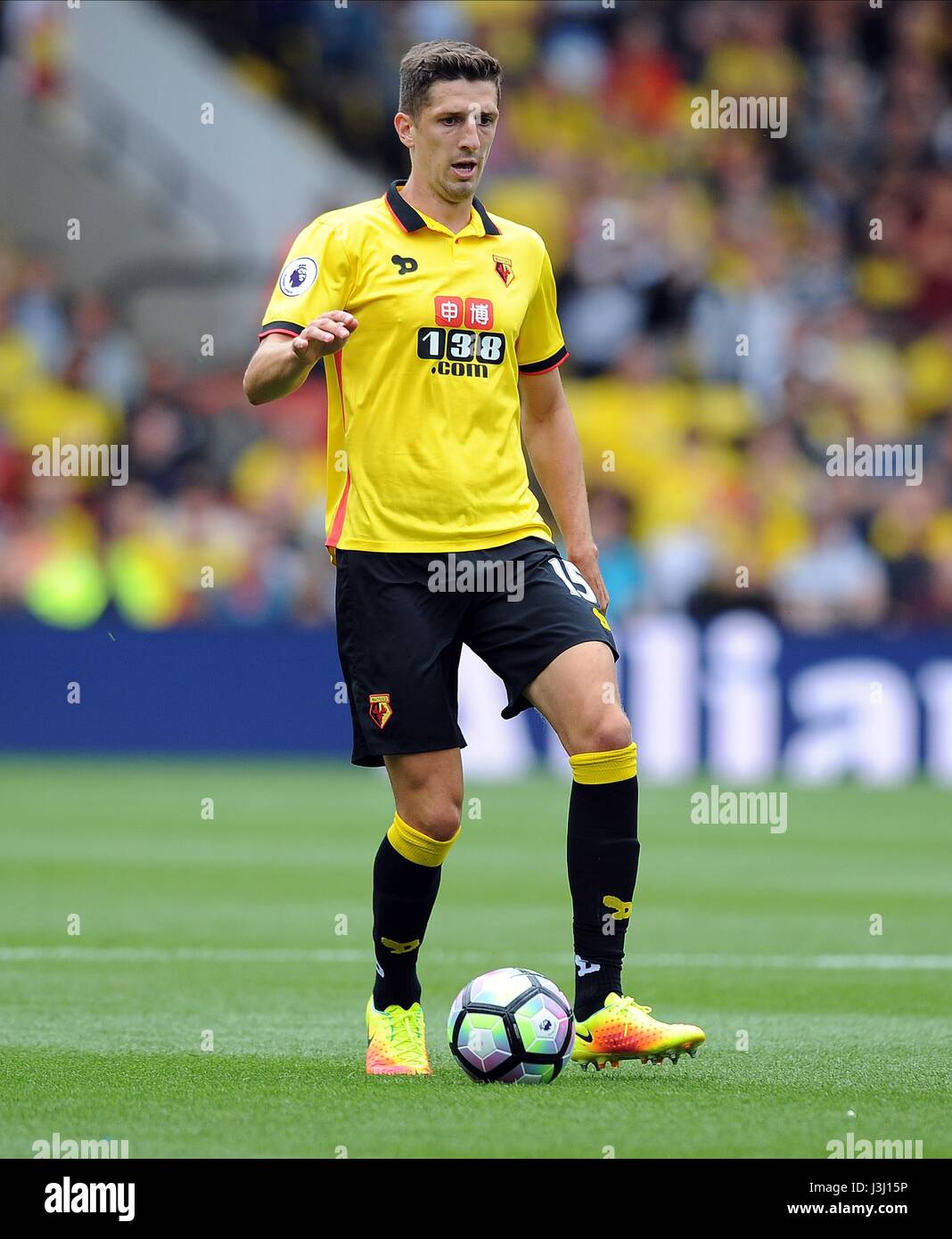 CRAIG CATHCART OF WATFORD WATFORD V CHELSEA VICARAGE ROAD STADIUM ...