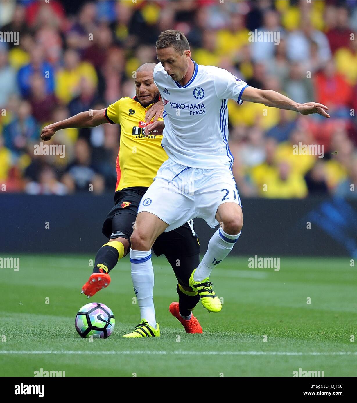 NEMANJA MATIC OF CHELSEA IS CH WATFORD V CHELSEA VICARAGE ROAD STADIUM ...
