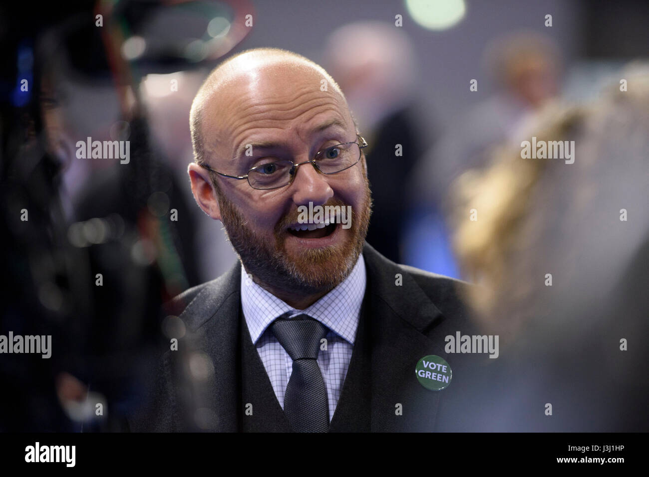 Patrick Harvey, Co-convenor of the Scottish Green Party as the results of the local elections ...