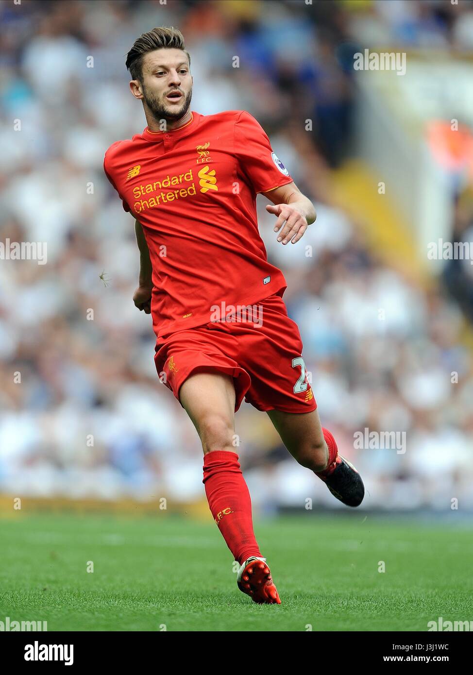 ADAM LALLANA OF LIVERPOOL TOTTENHAM HOTSPUR V LIVERPOOL WHITE HART LANE ...