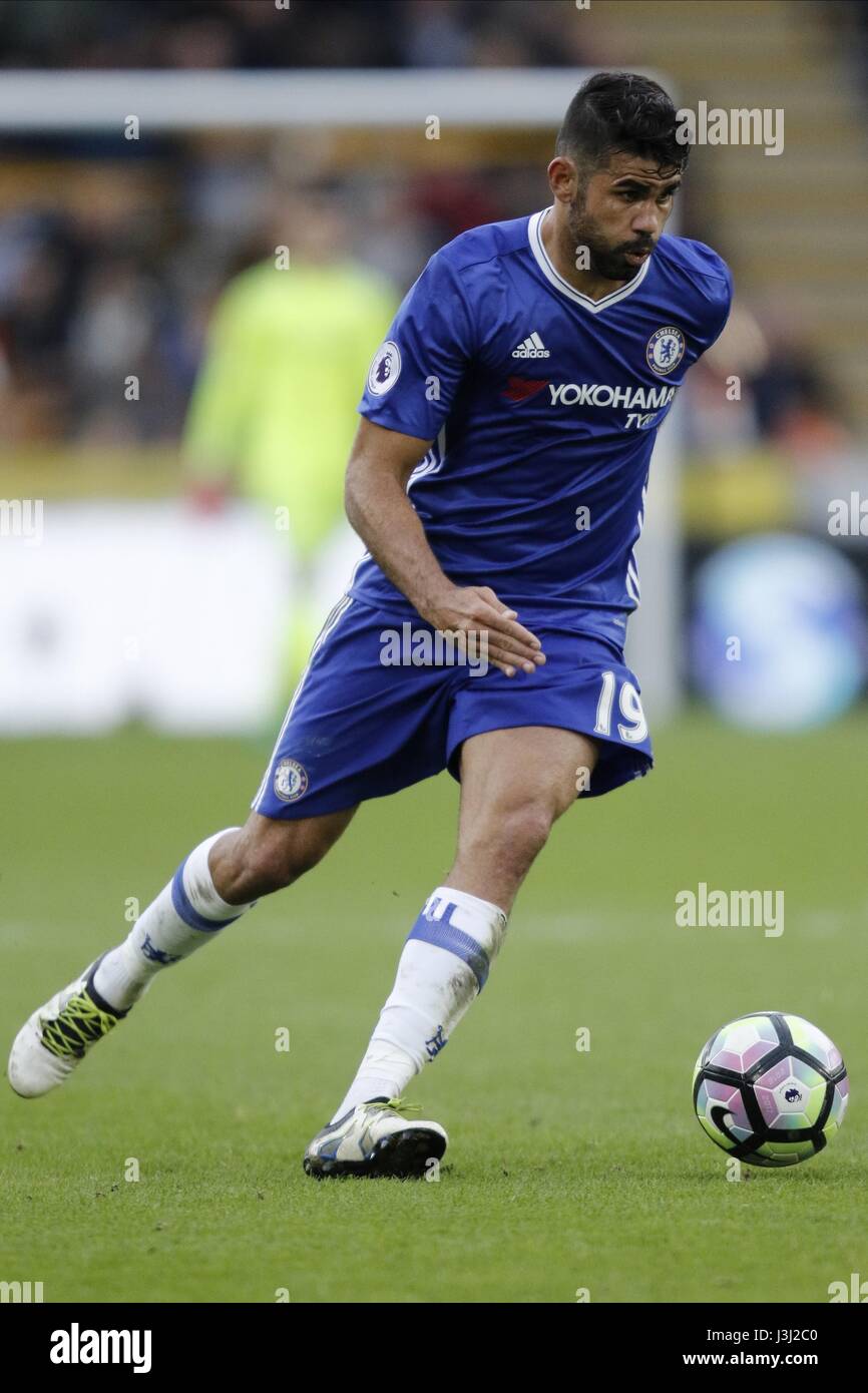 DIEGO COSTA CHELSEA FC CHELSEA FC KCOM STADIUM HULL ENGLAND 01 October ...
